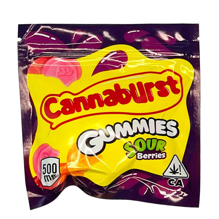 CannaBurst – Sour Gummies – 500mg THC