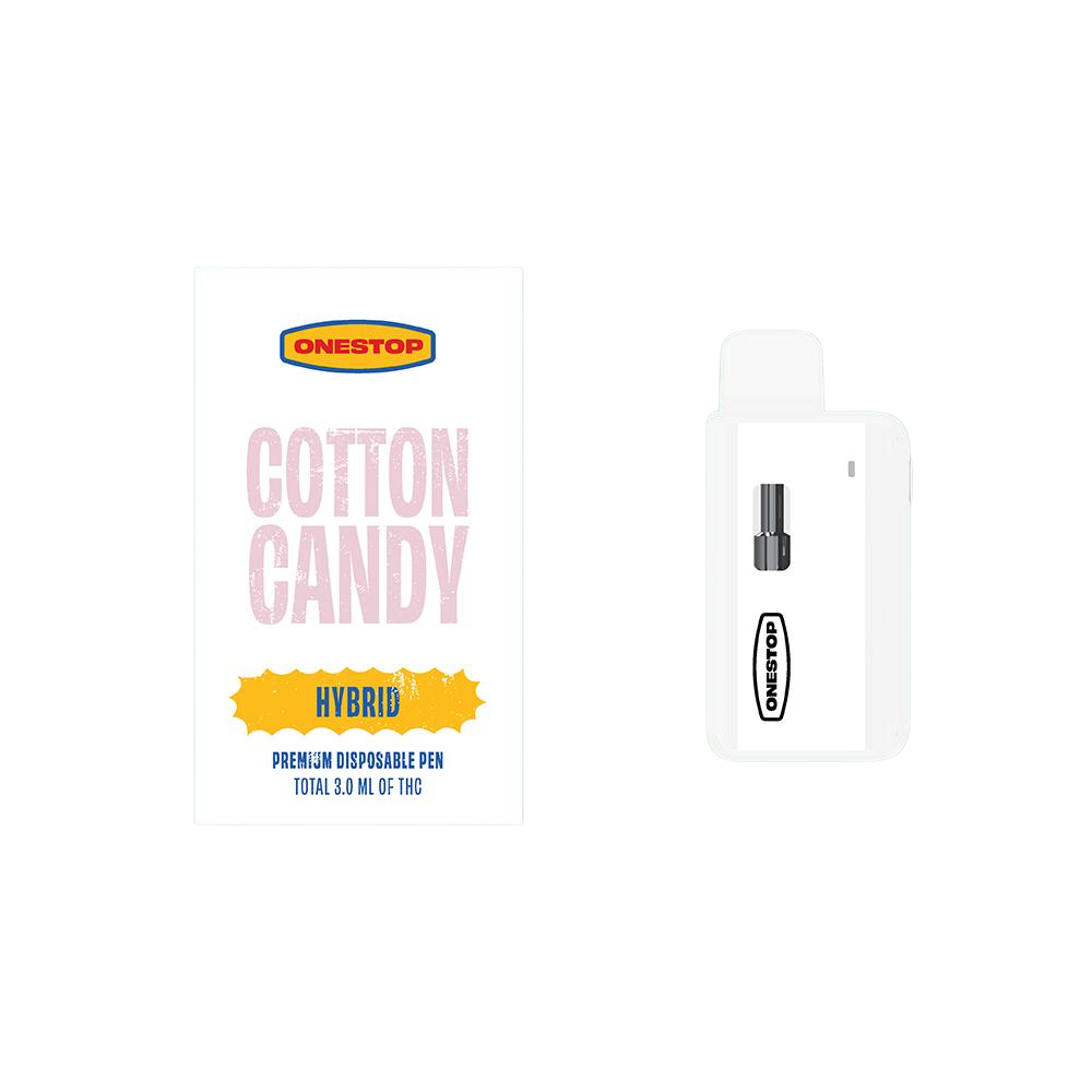 ONESTOP – Cotton Candy Disposable THC Vape Pen – 3g | Goldbuds